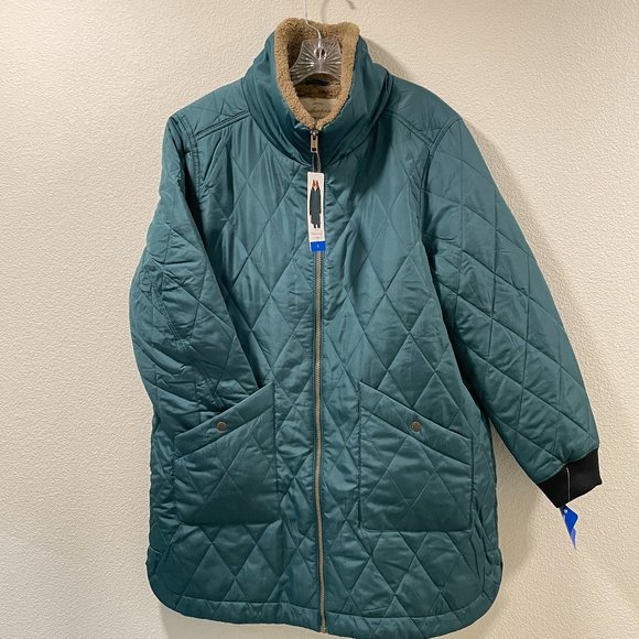 Weatherproof | Jackets & Coats | Nwt Weatherproof Quilted Parka Faux ...